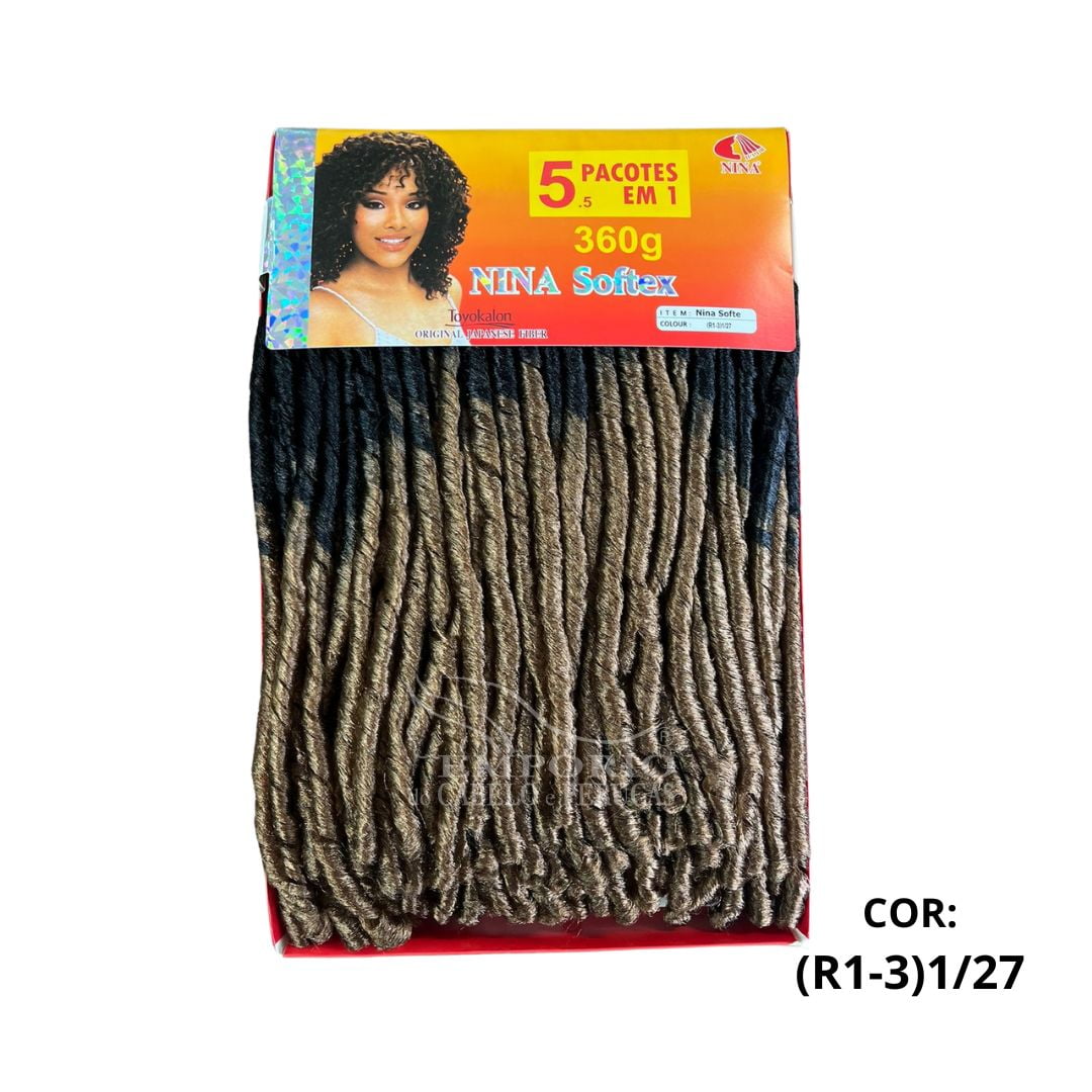 CABELO SINTÉTICO NINA SOFTEX PACOTÃO 360gr - EMPÓRIO DO CABELO E PERUCAS