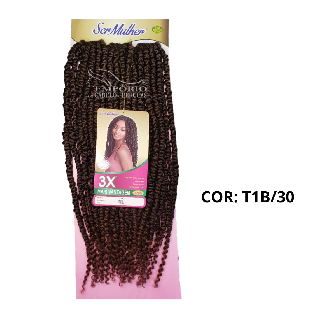 CABELO SINTÉTICO SER MULHER DANA 320G - EMPÓRIO DO CABELO E PERUCAS